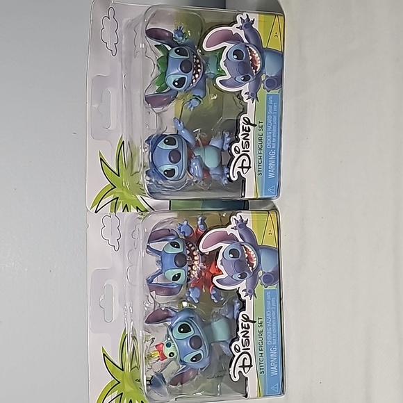 Disney | Other | Stitch Figure Set Nib | Poshmark